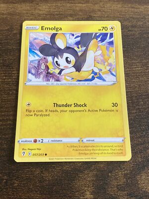 Emolga 57/203 Evolving Skies Pokemon TCG D2958* | eBay