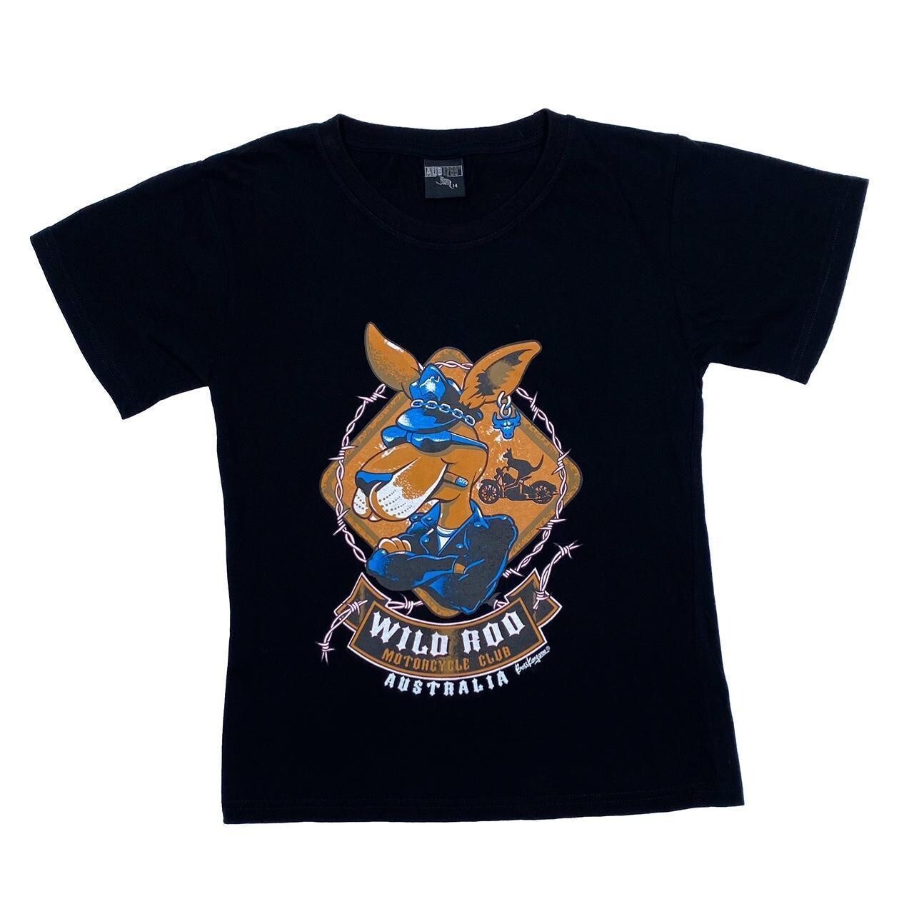 Early 00’s WILD ROO MOTORCYCLE CLUB Australia Biker S… - Gem