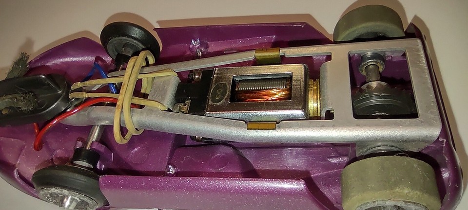 COX PURPLE LI’L CUCARACHA VINTAGE 1960'S 1/32 SCALE SLOT CAR RACER 1:32 ...