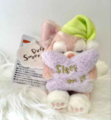 Tokyo Disney Resort Sweet Dream Lina Bell Plush Badge Keychain JAPAN ...