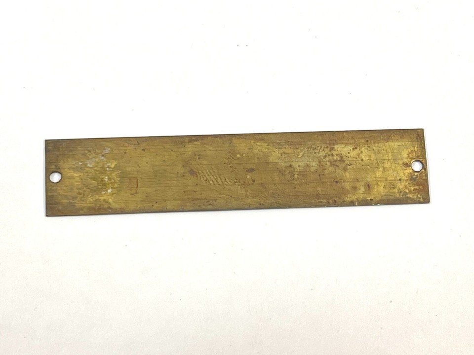 OEM Ballard Office Furniture Brass NAME PLATE Label Tag | eBay UK