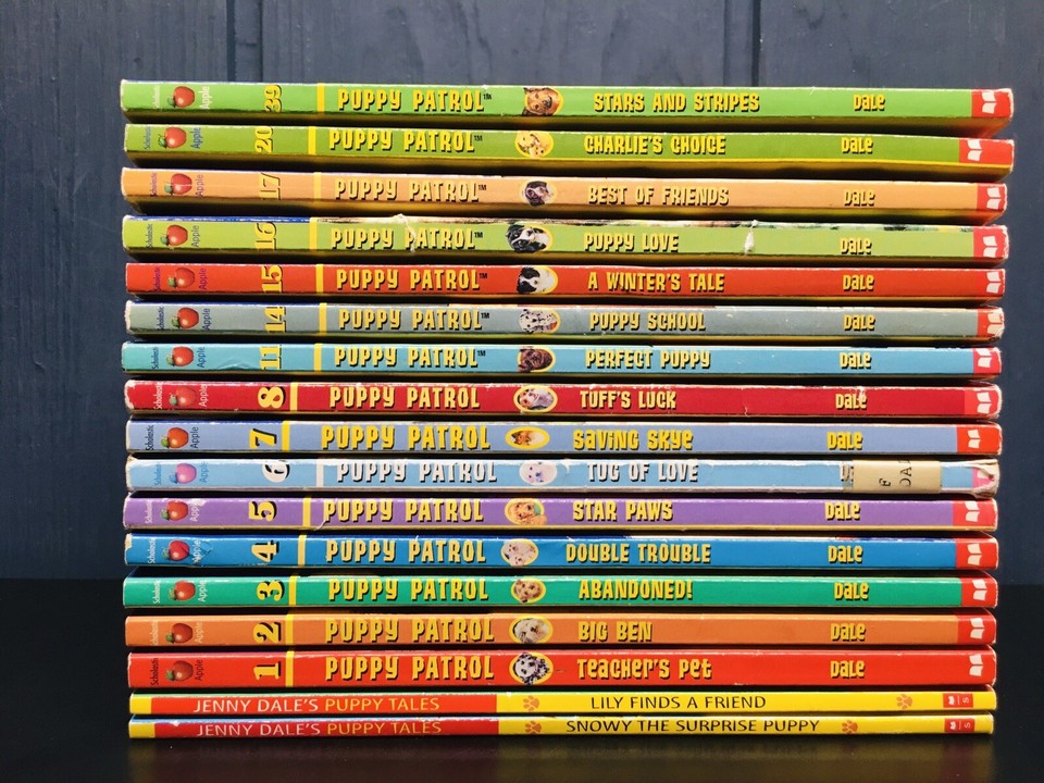 17 Jenny Dale Chapter Books Set / Lot Puppy Patrol 1-8, 11, 14-17, 20 ...