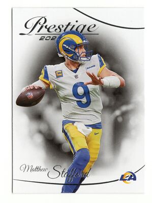 2023 Panini Prestige 176 Matthew Stafford Los Angeles Rams Card | eBay