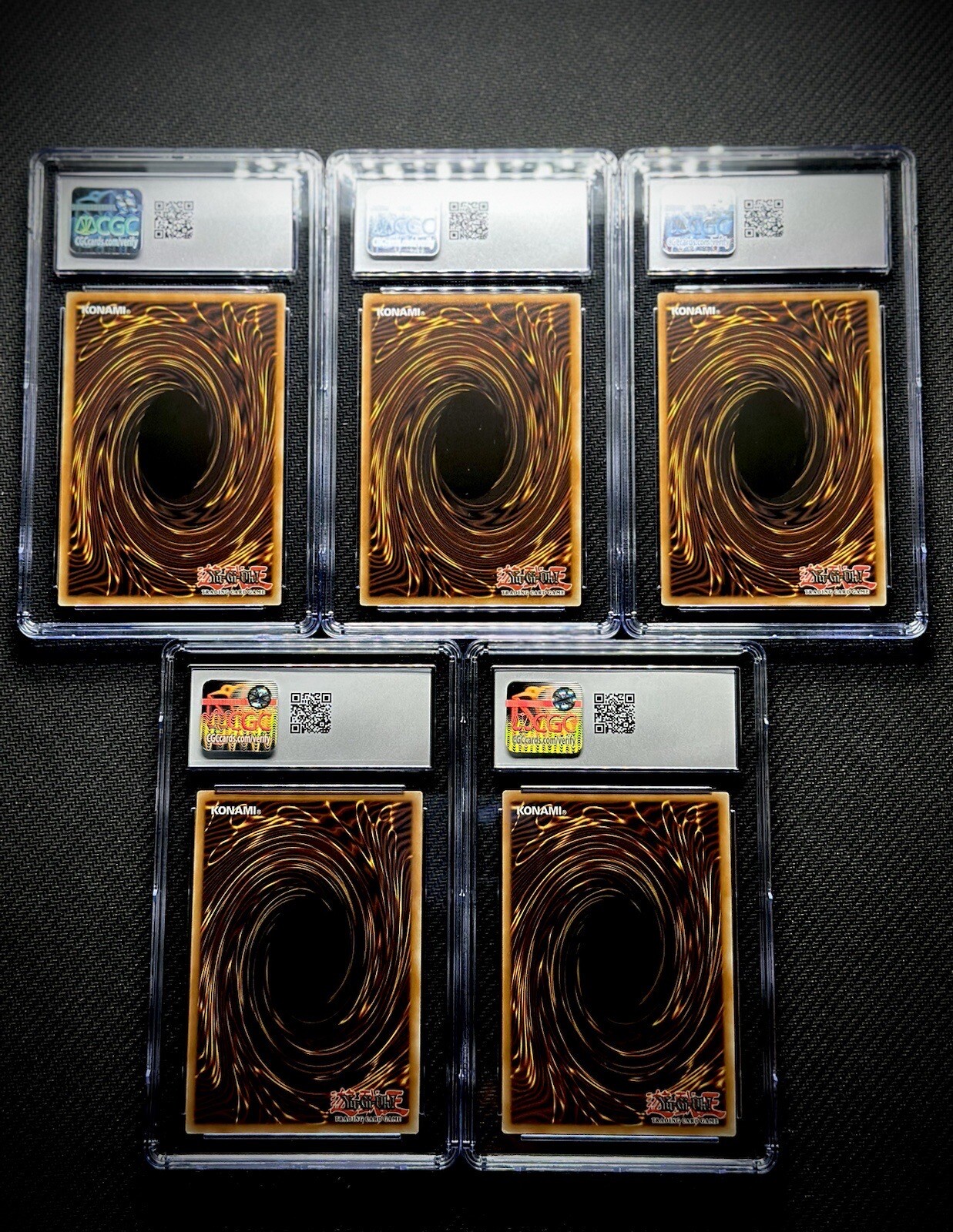 Exodia Full Set - Legend Of Blue Eyes -CGC Graded - 25th Anniversary ...