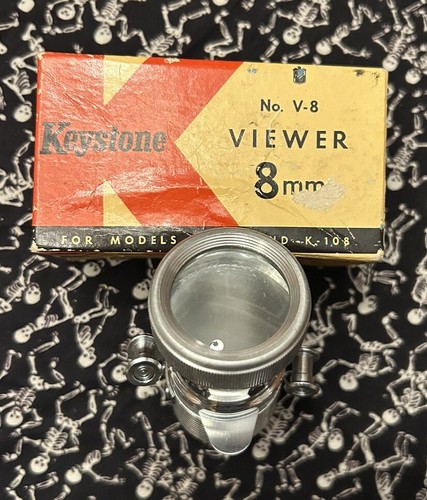 Vintage Keystone No. V-8 8mm Film Viewer in box for Models K-109 + K-108 | eBay