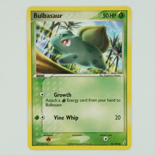 Bulbasaur 46/100 Common Ex Crystal Guardians Pokemon Card | eBay