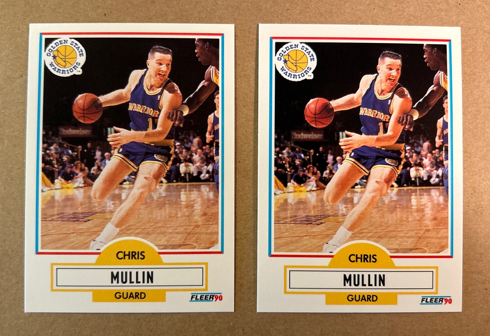 2 Each 1990-91 Fleer #66 Chris Mullin Basketball Cards | eBay