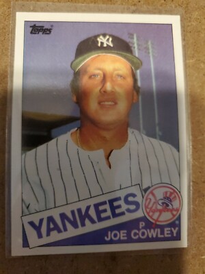 1985 Topps Baseball #769 Joe Cowley | eBay