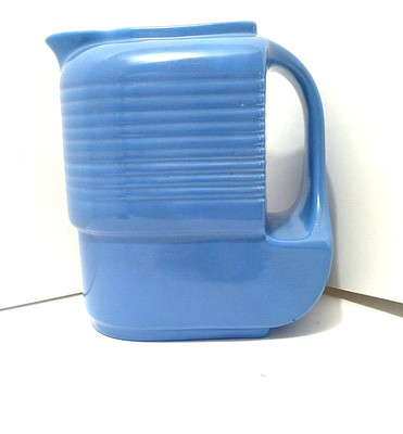 Vintage HALL China Westinghouse Narrow Pitcher Art Deco design 2QT 8 x ...