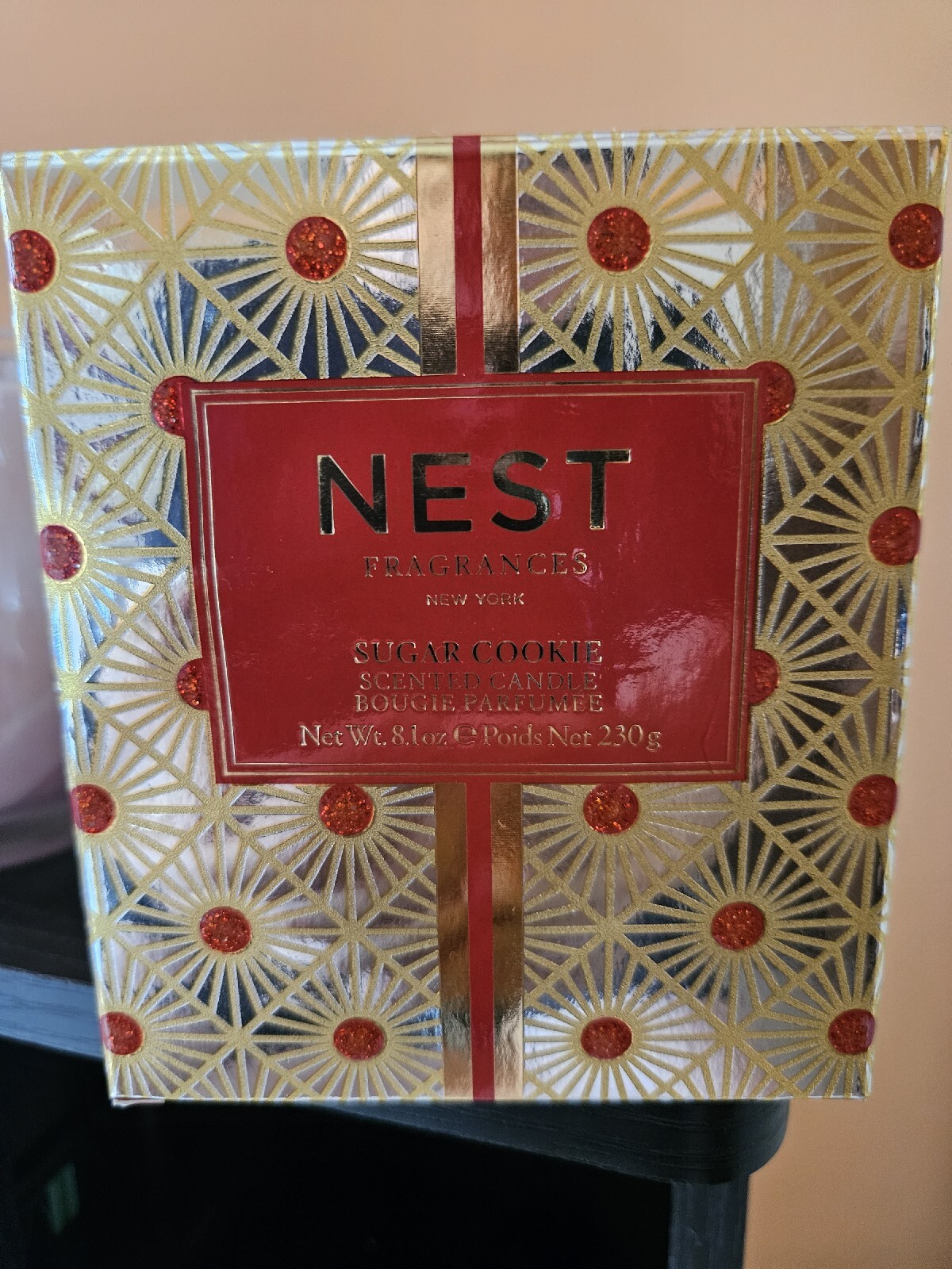 NEST Fragrances *SUGAR COOKIE* Classic Candle 8.1 oz Box Unglued On 1 ...