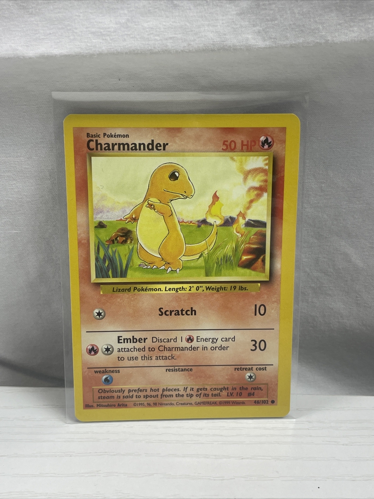 Pokémon TCG - Charmander - 46/102 - Common Unlimited - Base Set [Near ...