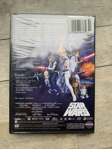 Star Wars (DVD, 2006, 2-Disc Set, Limited Edition Widescreen) for sale ...