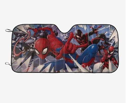 Marvel Spider Man Foldable Car Sun Shade Reflective Visor Windshield UV ...