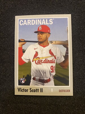 2024 Topps Archives Baseball #105 Victor Scott II, St. Louis Cardinals ...