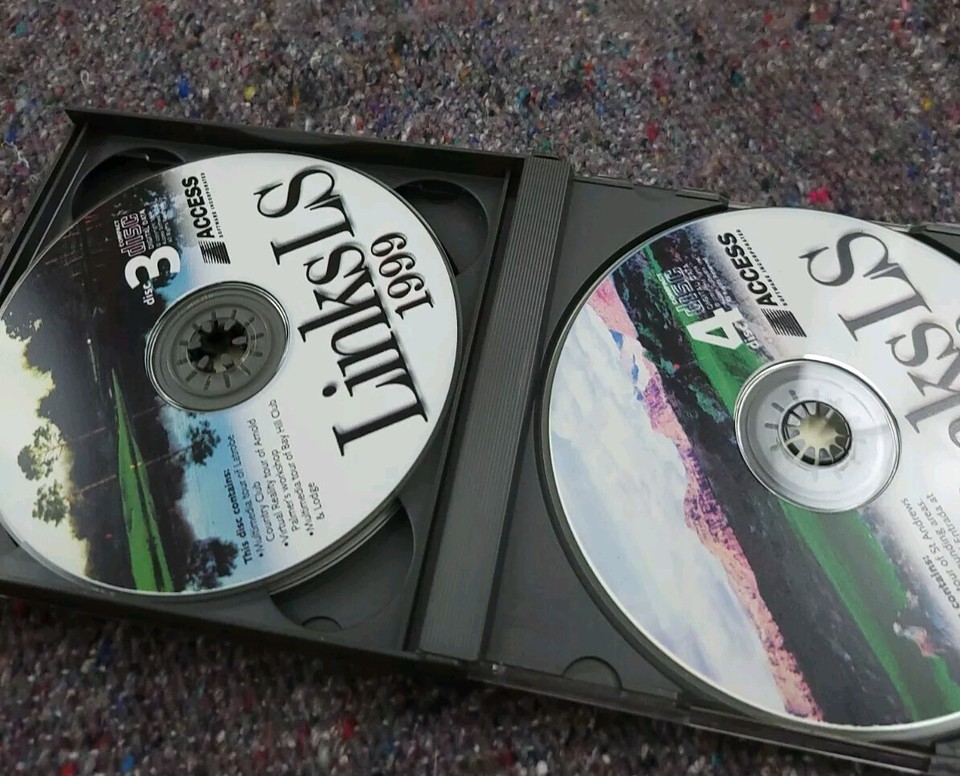 Links LS 1999 Golf Computer PC Game 90s Vintage Cd Rom USA Used | eBay