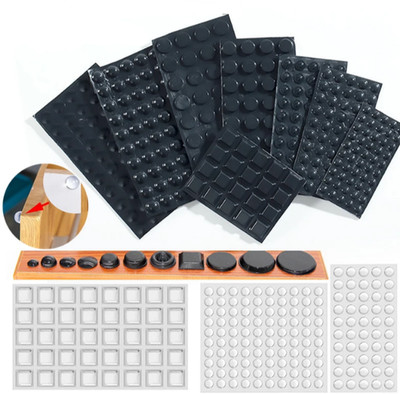Smart Value: 3M Rubber Feet Bumpons – Self Adhesive Pads | Clear Black ...
