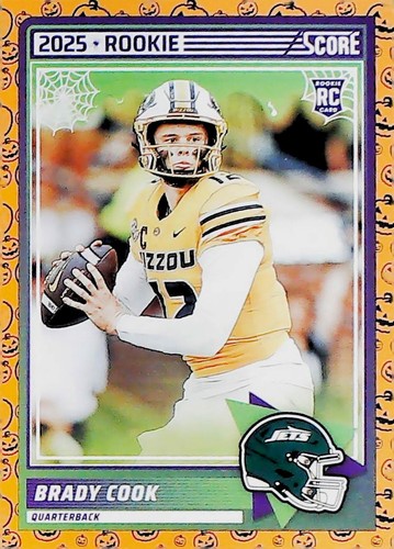 2025 Panini Score-A-Treat ROOKIE #36 BRADY COOK NEW YORK JETS | eBay