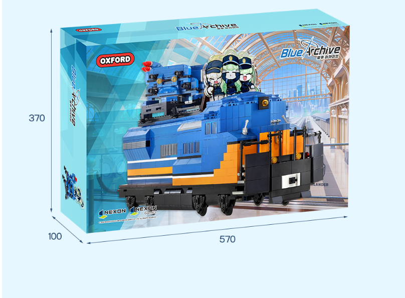 Blue Archive Highlander Train Block (Genuine, OXFORD) | eBay