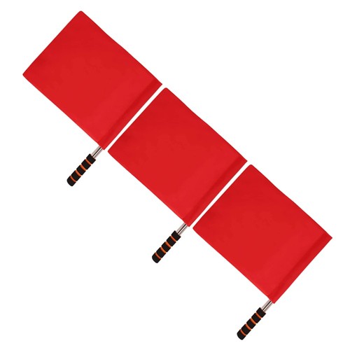 3 Pcs Traffic Safety Flags Referee Warning Flags Red Warning Flag | eBay