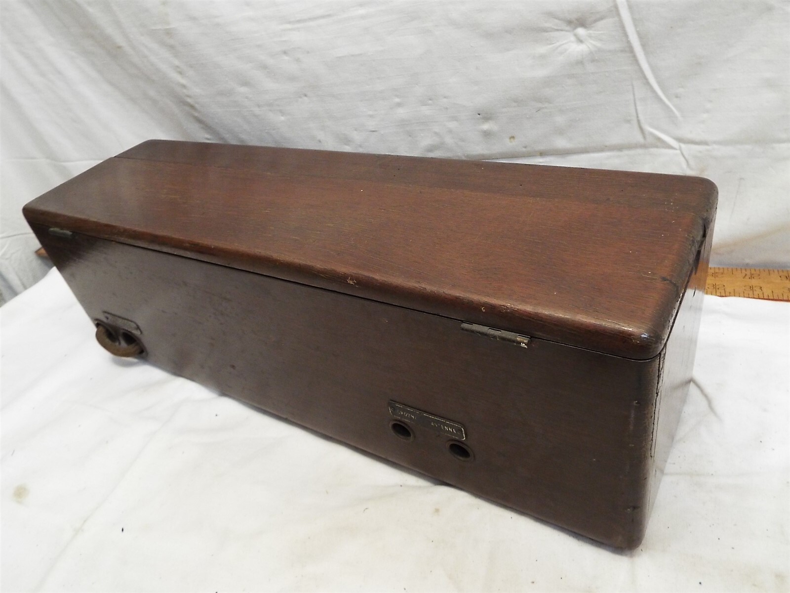 Antique Atwater Kent Model 20 Tube Compact Radio Receiver Wooden Case ...
