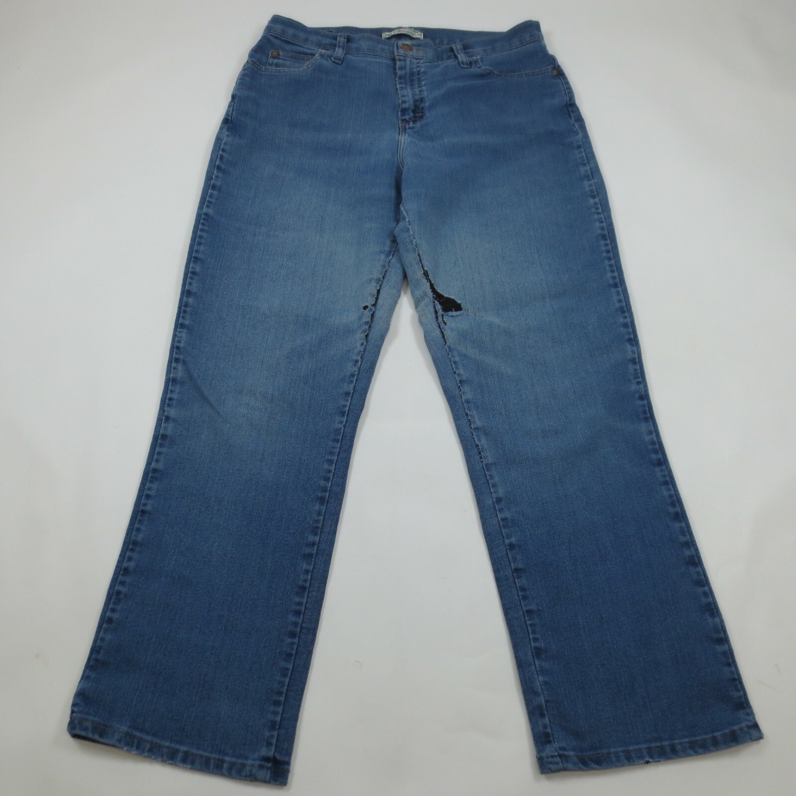 Womens Lee Jeans Size 12 Short 33x29 Relaxed Straight Stretch ...