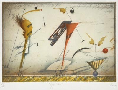 Josef Werner Radierung / etching "Gefährten" | eBay.de