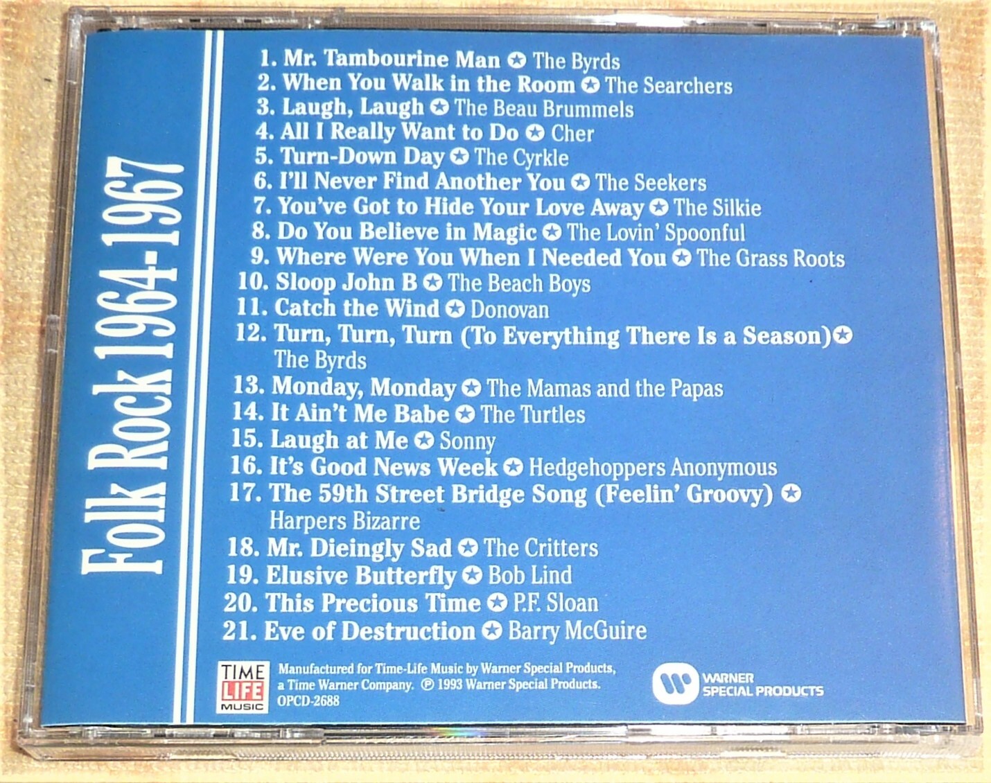 "LIKE NEW" CD / THE TIME-LIFE HISTORY OF ROCK 'N' ROLL / FOLK ROCK 1964 ...