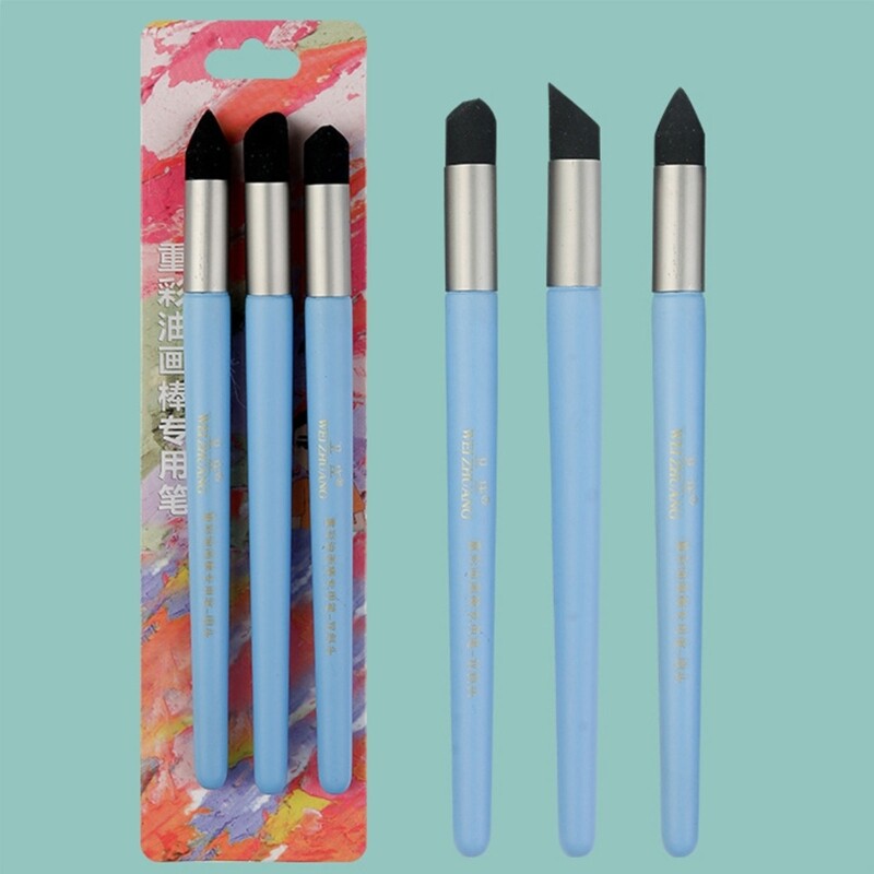 Color Shaper Painting Blending Tool Inclined Tip/Round Tip Pastel ...