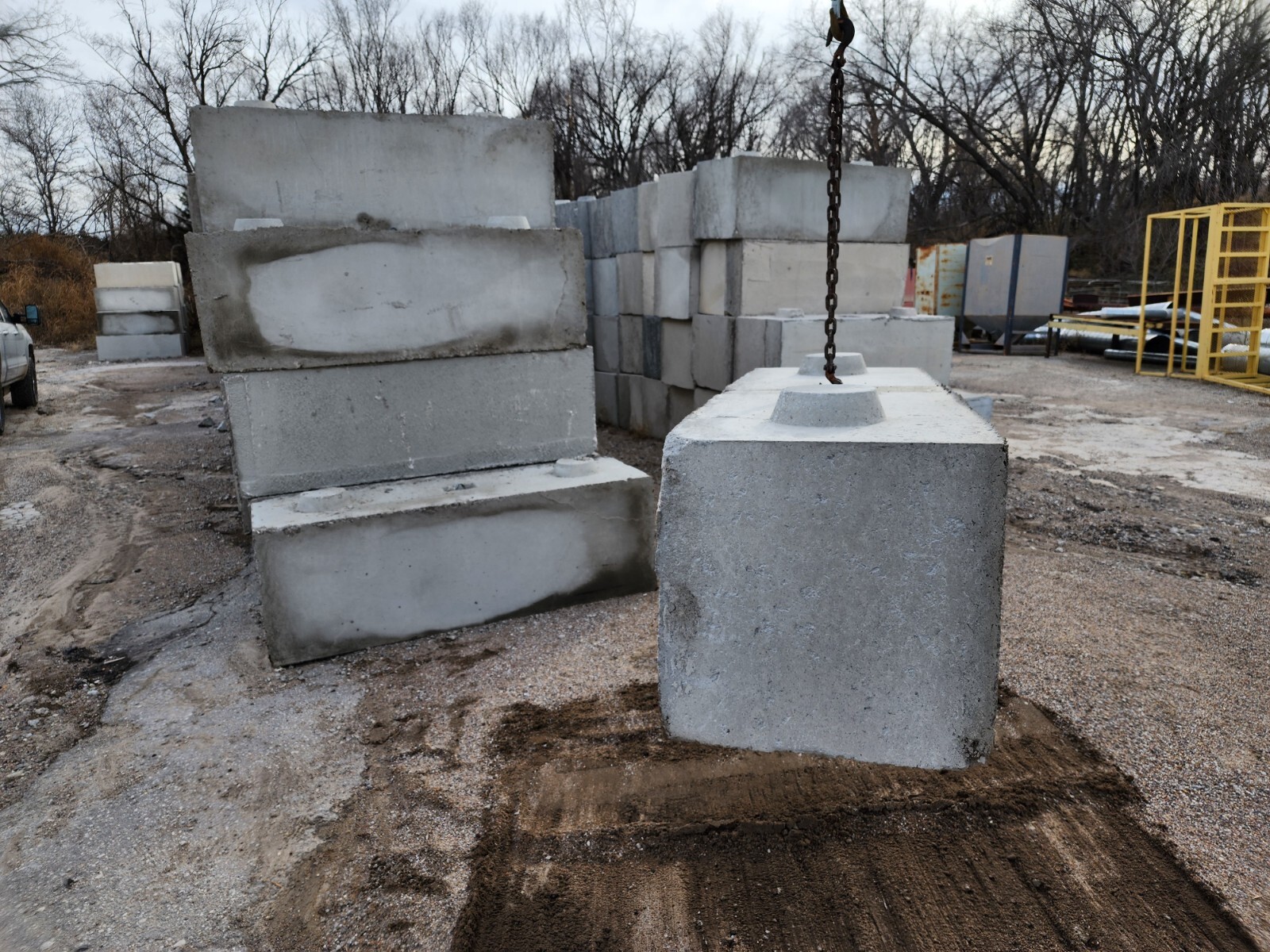 6'x2'x2' Interlocking Precast Concrete Block - Retaining Wall - 3,100lb ...