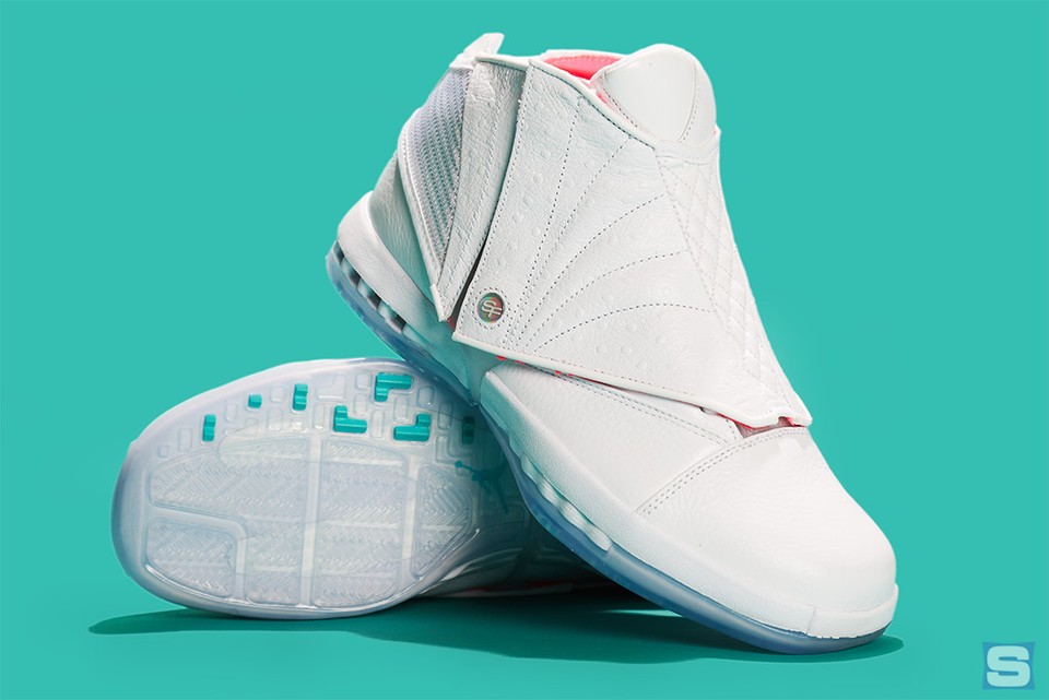 Nike Air Jordan 16 XVI Retro SOLEFLY SZ 9.5 White Miami Art Basel PE ...