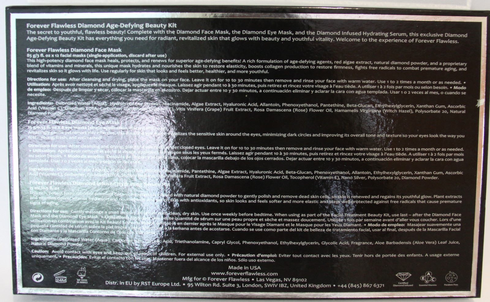 Forever Flawless Diamond Age-Defying Beauty Kit. | eBay