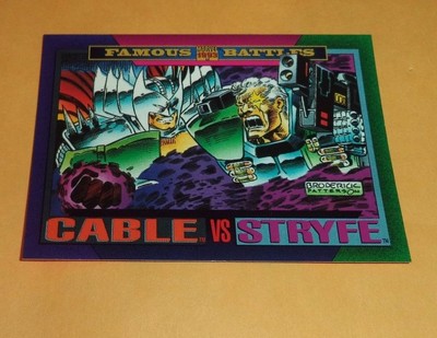 Cable vs Stryfe # 146 1993 Marvel Universe Series 4 Base Trading Card ...