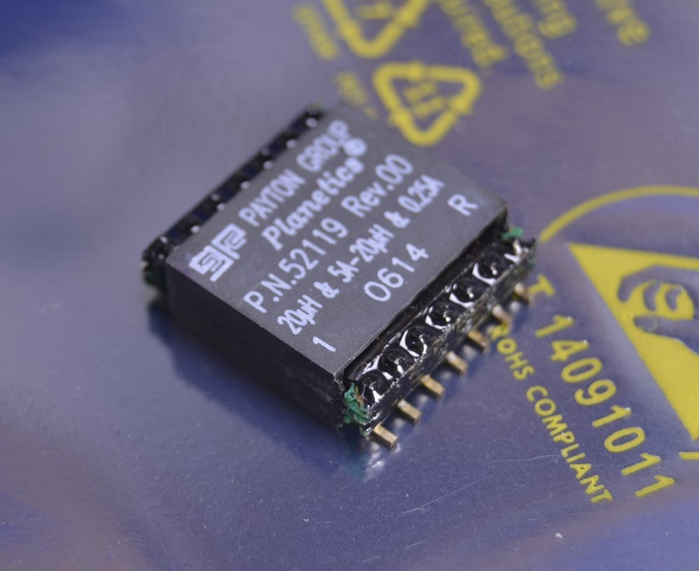 Payton Grp. Planar Transformer Round Centerleg 20uH & 5A-20uH & 0.25A P ...