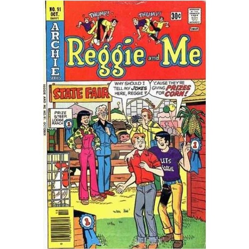Reggie and Me #91 - 1966 series Archie comics Fine+ Full description ...