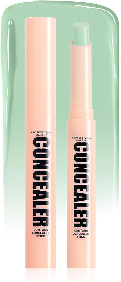 Concealer Stick, Lightweight and Smooth Creamy Color Corrector, Green ...