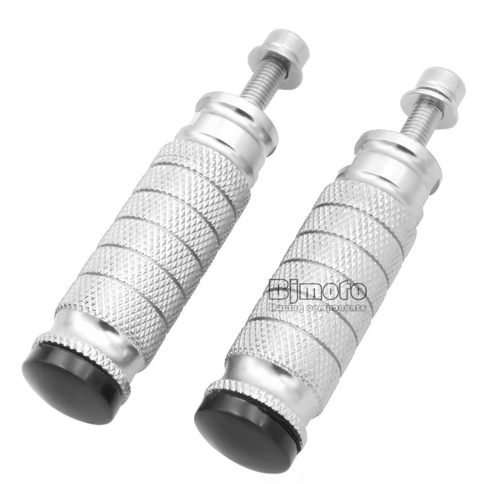 CNC Universal Motorcycle Rearset Foot Pegs Pedals Steps Footrest Foot ...