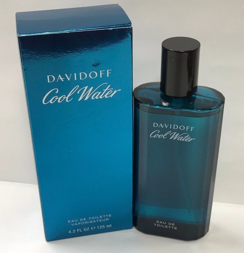 Davidoff Cool Water For Men EDT Spray 4.2 oz/125 ml New In Box ...