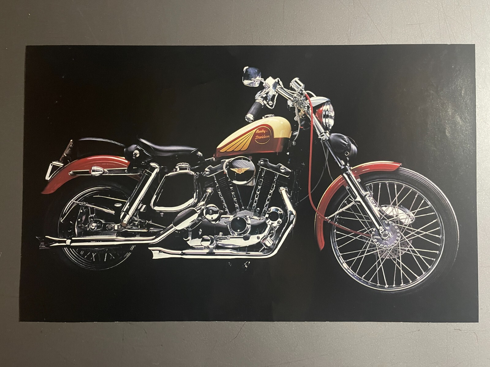 1973 Harley Davidson XLCH Sportster Motorcycle Picture, Print - RARE ...