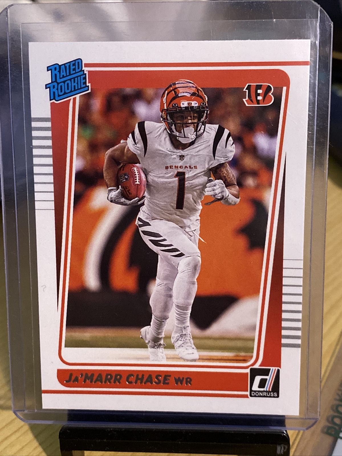 2021 Panini Donruss JaMarr Chase Rated Rookie Card #262 RC Bengals | eBay