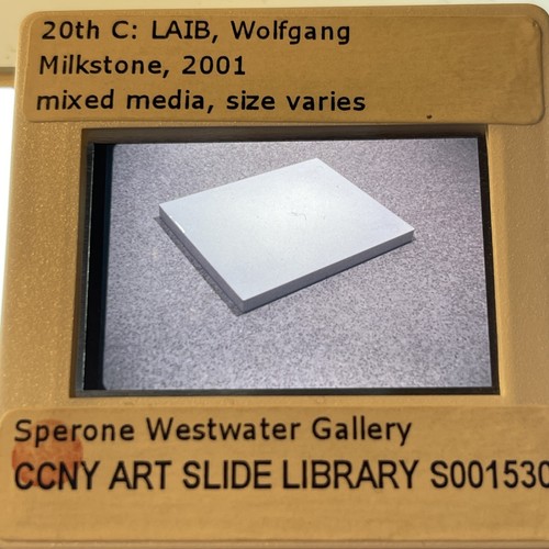 Wolfgang Laib “Milkstone” German Modern Art 35mm Slide | eBay