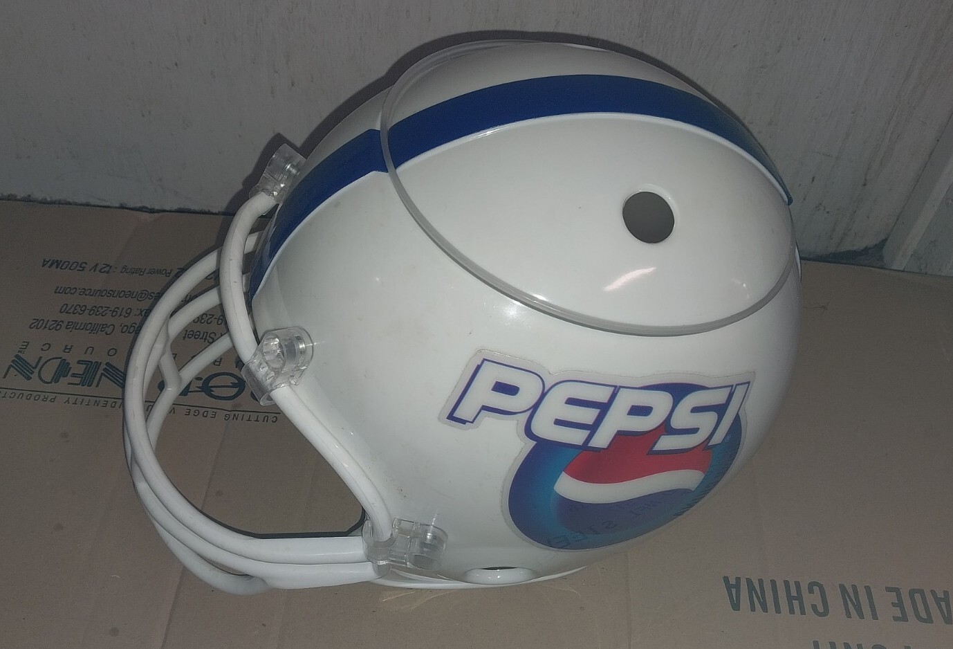 Pepsi Full Size Helmet Chip & Dip Server - Advertising Cola Sign NFL ...