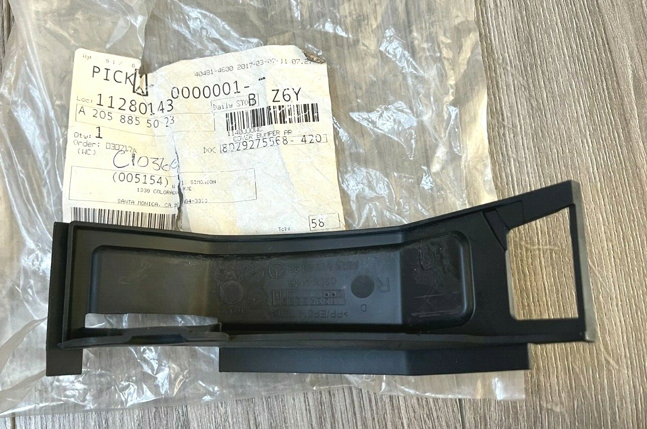 MERCEDES OEM 17-18 C300 Rear Bumper-front Cover Right 2058855023 for ...