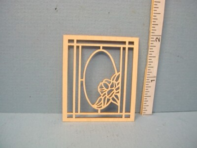 Miniature Decorative Window Mullion #B-W Laser Creations 1/12 Scale | eBay