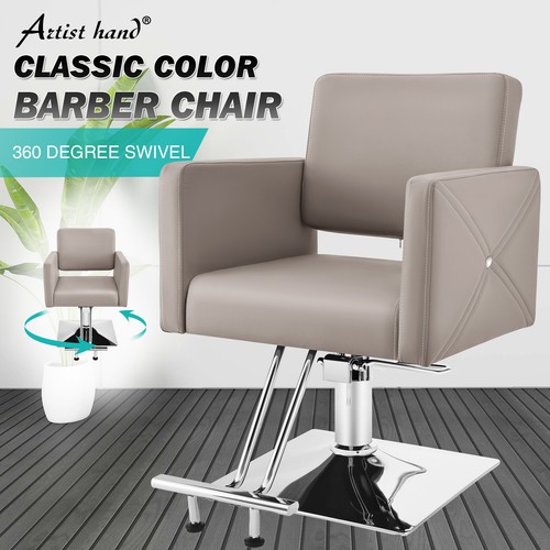 All Purpose Hydraulic Gray Barber Chair Salon Beauty Spa Hair Styling ...