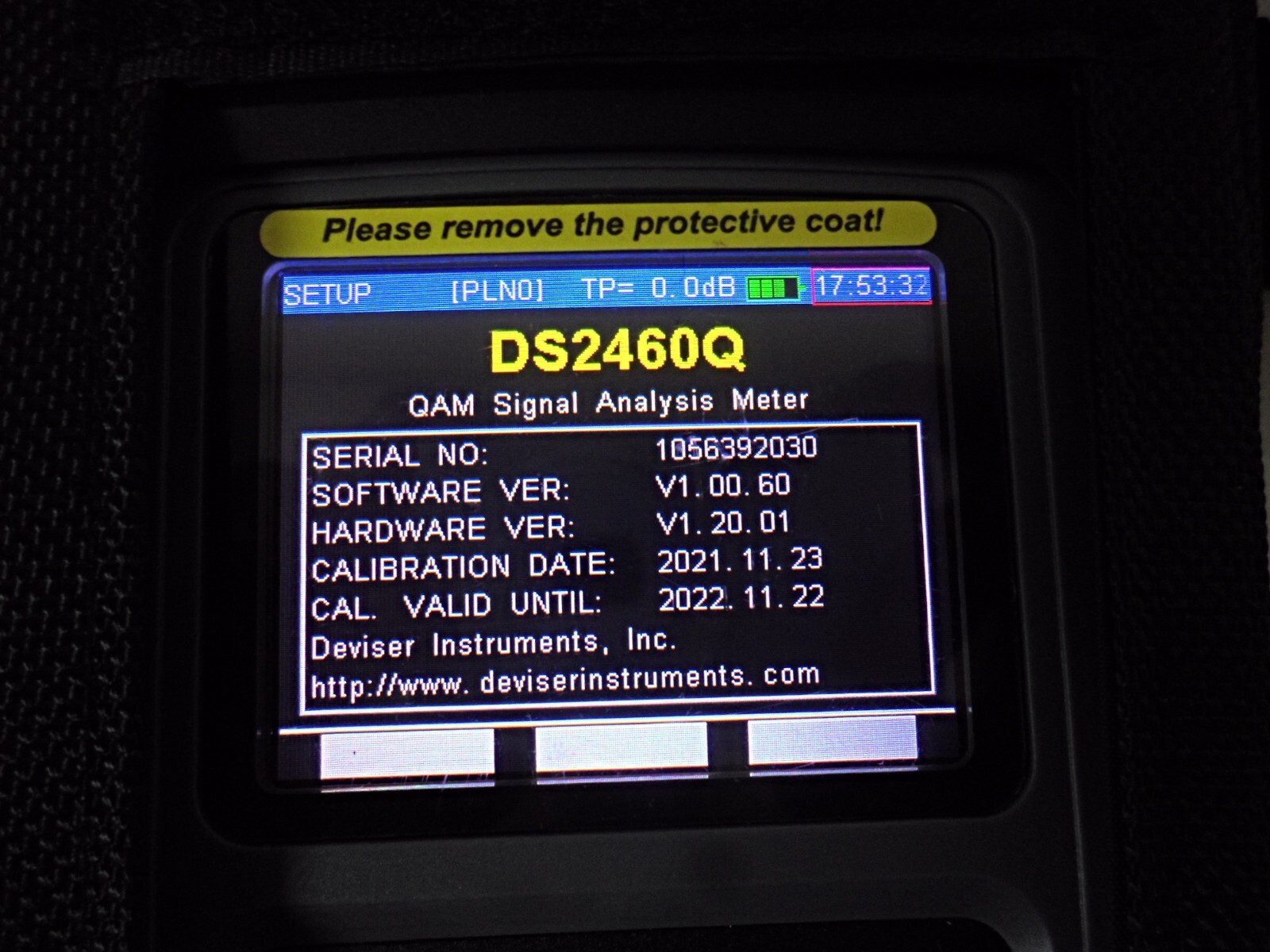 Deviser DS2460Q QAM Analysis Meter 8VSB EQUALIZER US Plug for sale online | eBay