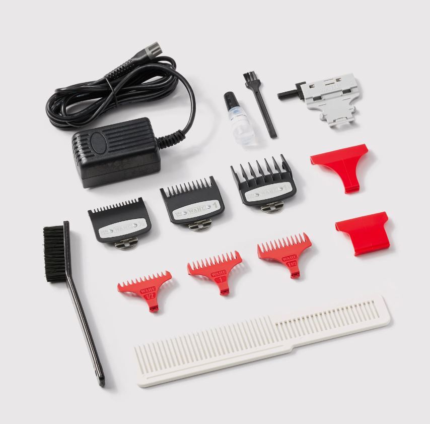 Wahl Cordless Barber Combo Black Magic Clip Clipper & Detailer Trimmer ...