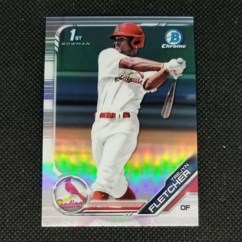 2019 Bowman Draft Trejyn Fletcher Chrome Refractor #BDC-174 St. Louis ...