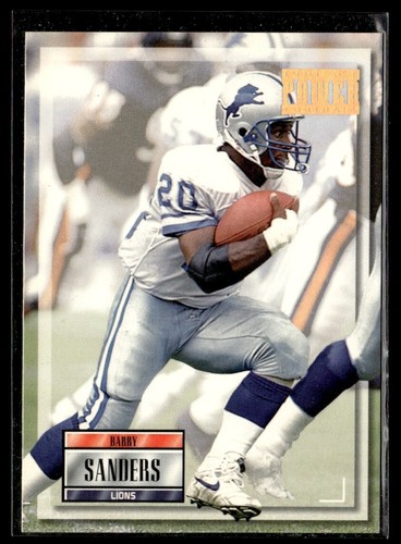 1993 Pro Set Power Prototypes Barry Sanders Detroit Lions #020 | eBay