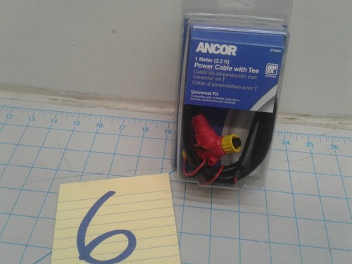 (1) Amcor Boat Marine 1M Power Cord with Tee 270000 | eBay