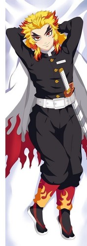 150CM Rengoku Kyoujurou Demon Slayer Anime Hugging Body Pillow Cover ...